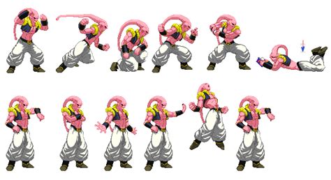 Super Buu Gotenks Absorbed Sprites By Barker09 On Deviantart