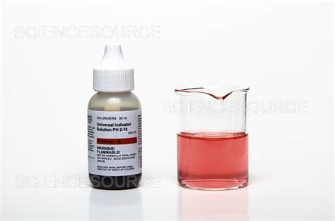 Universal Indicator Vinegar Solution Stock Image Science Source Images