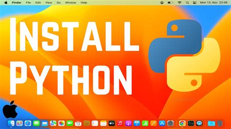 How To Install Python On Mac Install Python On Macos Youtube