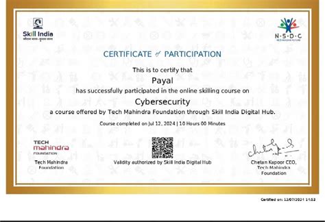 Payal Megvanshi On Linkedin Cybersecurity Onlinesafety Thankyou Staysafeonline