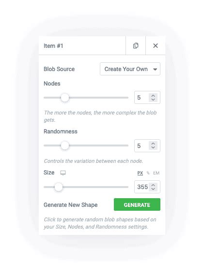 Elementor Animated Blob Generator Addon Premium Addons