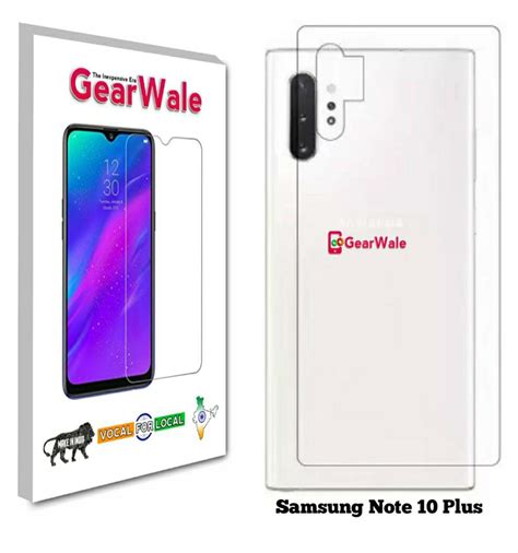 Samsung Galaxy Note Plus Back Side Glass Protector