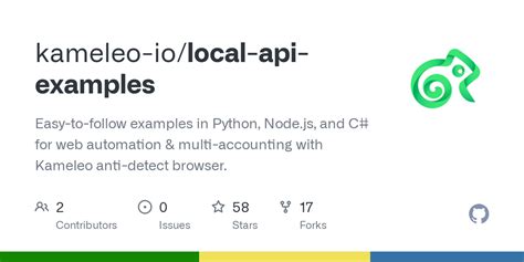 Local Api Examplespythonautomatemobileprofilesondesktopapppy At Master · Kameleo Io