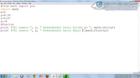 Importar La Librería Math En Python Concentra