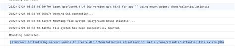 gcp cloudrun data dir flag fails on existing directory · issue 2869