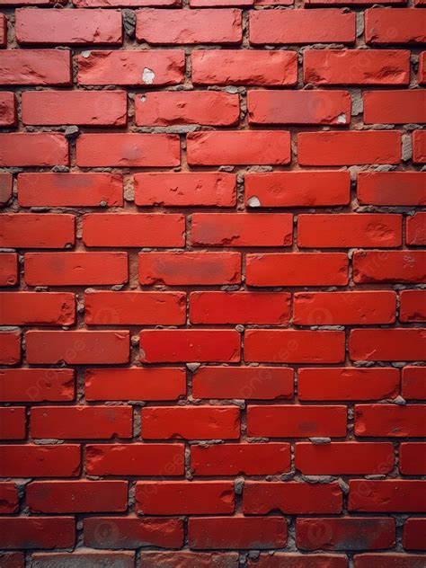 Red Brick Wall Rough Background Wallpaper Image For Free Download Pngtree