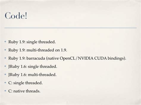 Ruby Supercomputing Using The Gpu For Massive Performance Speedup V1