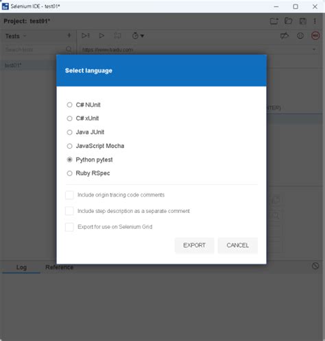 基于SeleniumIDE Python Edge浏览器进行web自动化测试 alexa e 博客园