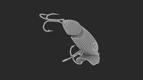 Arbogast Jointed Jitterbug Clicker 3d Model By Frezzy