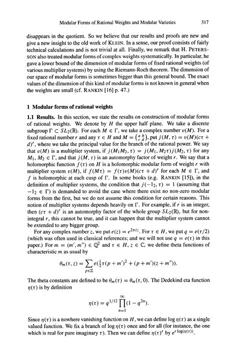 Solution Modular Forms Of Rational Weights And Modular Varieties