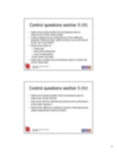 Review For Final Exam Computer Architecture Fall 2006 Cosc 6385