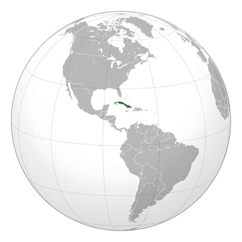 World Map Cuba Location United States Map