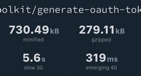 Node Cli Toolkitgenerate Oauth Token Cli Bundlephobia