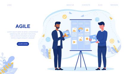 Kanban Board Concept Royalty Free Vector Image