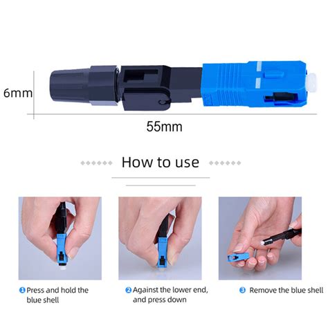 Sc Apc Upc 광섬유 커넥터 임베디드 단일 모드 구성 요소 광섬유 빠른 커넥터 통신 장비