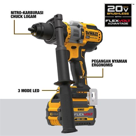 DCD999T1 Dewalt Flexvolt Advantage Hammer Drill - DEWALT - PT MITRA ...