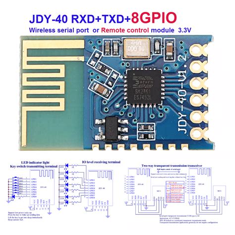 NRF24L01 Arduino Sensor Module JDY 40 Wireless Serial Port 46 OFF
