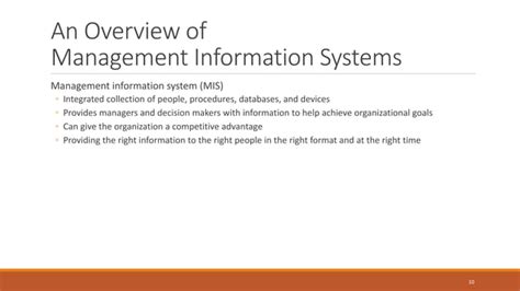 Decision Support System And Management Information System Pptx