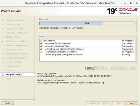 Creating The Database 19c On Premise Oracle Help