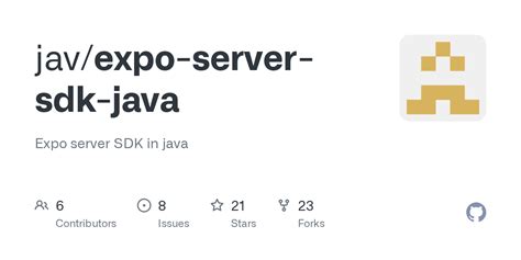 GitHub Jav Expo Server Sdk Java Expo Server SDK In Java