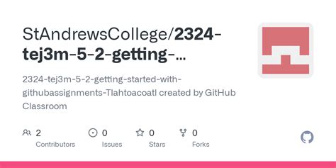 Github Standrewscollege2324 Tej3m 5 2 Getting Started With