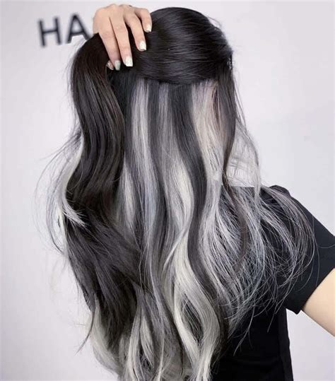 20 Amazing White And Black Hair Color Ideas 2025 White Hair Color