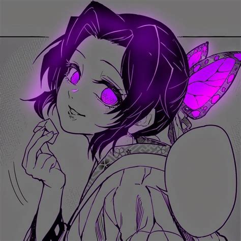 A Drawing Of A Girl With Purple Eyes And Butterfly Wings