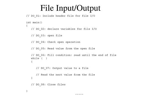 Standard Inputoutput Stream Ppt Download