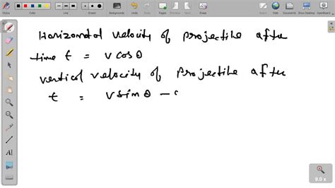 Initial Angle Of A Projectile Is θand Its Initial Velocity Is V0 Find