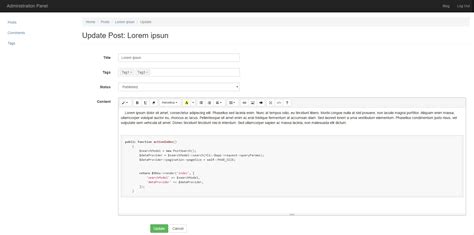 GitHub Tomasyhy Yii Blog Blog Website Based On Yii Advanced Application Template