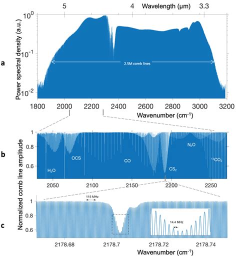 Interleaved Comb Tooth Resolved Optical Spectrum A Spectrum