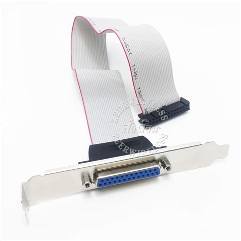 สาย Db25 สายพาราเรียล Cable Parallel Printer เสียบลงเมนบอร์ดคอมพิวเตอร์ Shopee Thailand