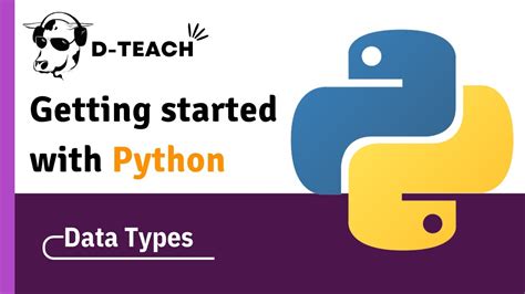 Python Basics Data Types Youtube