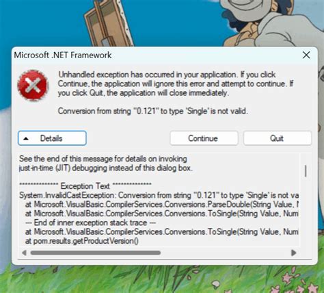 Microsoftnet Framework Issue After I Try To Open Qm For Windows