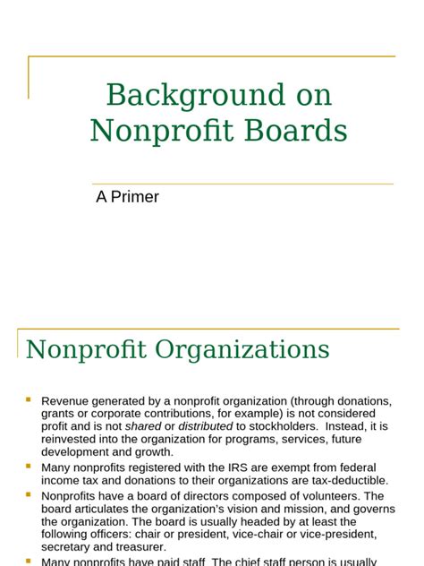 The Case For Flexibility Powerpoint Presentation Pdf Nonprofit Organization Policy