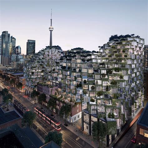 Big Reveals Penthouses In Torontos Plant Covered King Complex