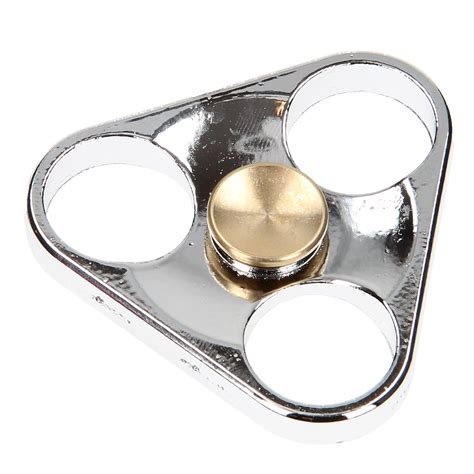Fidget Spinner Metaal Hq Triangle Zilver Thimble Toys