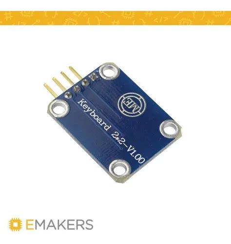 matriz botonera 2x2 para raspberry y arduino emakers 4 423 en