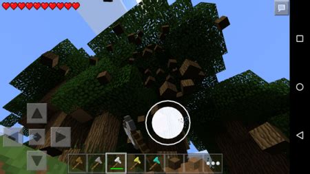 Мод TreeLogger лесоруб для Minecraft PE 0 10 0 0 10 4 на Андроид iOS и Windows Edition