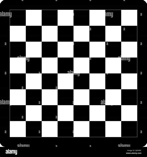 Chess board background with rounded black frame. Vector illustration Stock Vector Image & Art ...