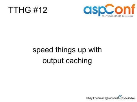ASP NET MVC Tips Tricks And Hidden Gems PPT