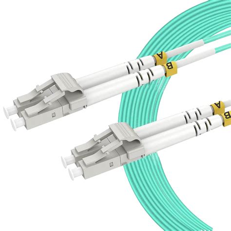 Om3 Multimode Fiber Patch Cable 5m16ft Lszh 10gb Duplex 50125um Lc To Lc