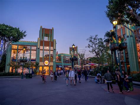Downtown Disney Shopping And Entertainment District Editorial Stock