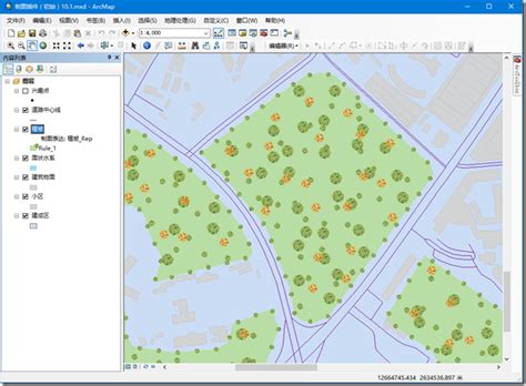 Arcgis制图表达representation实战篇1 边界线和行道树制作arcgis虚线设置间距 Csdn博客