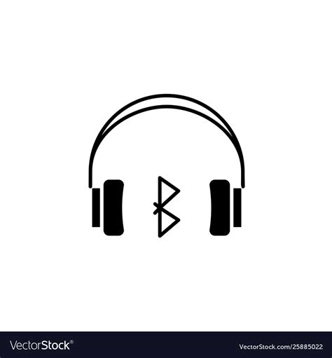 Headphone Sketch Hand Draw Bluetooth Earphone Vector Image