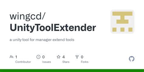 Github Wingcdunitytoolextender A Unity Tool For Manager Extend Tools