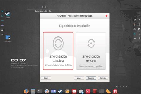 install and get 50gb in the cloud with megasync on linux