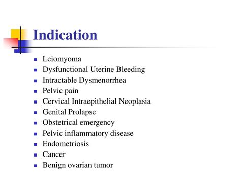 Ppt Ch 21 Hysterectomy Powerpoint Presentation Free Download Id 548140