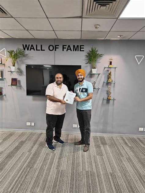 Risingstar Excellencepersonified Teamworktriumphs Gratitudeunbound Prabhdeep Singh