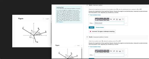 Solved Learning Goal To Use Geometric And Component Chegg
